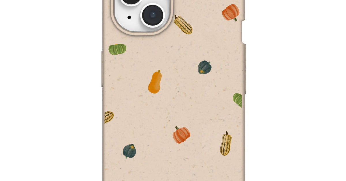 Seashell Squash Garden iPhone 15 Case – Pela Case