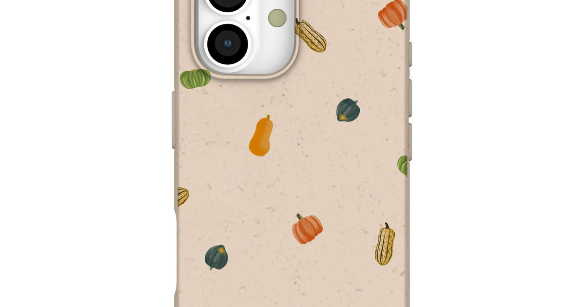 Seashell Squash Garden iPhone 17 Case – Pela Case