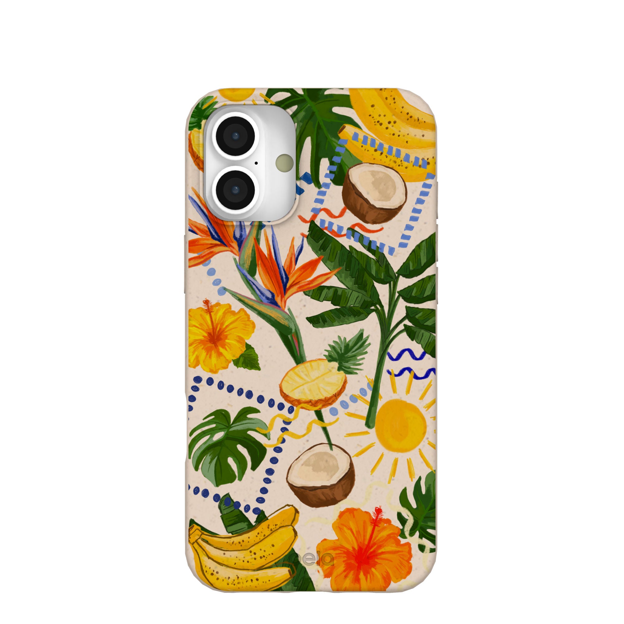 Seashell Tropics iPhone 16 Plus Case – Pela Case