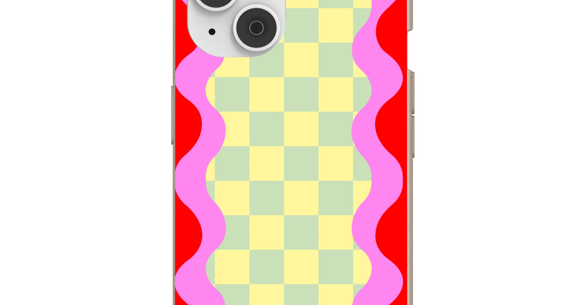 Seashell Warp Grid iPhone 14 Case – Pela Case