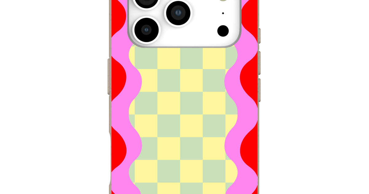 Seashell Warp Grid iPhone 17 Pro Case – Pela Case