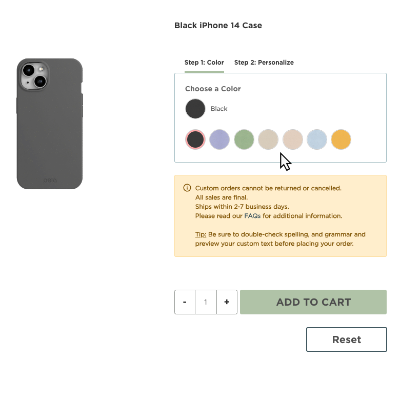 Personalizable Cases – Pela Case