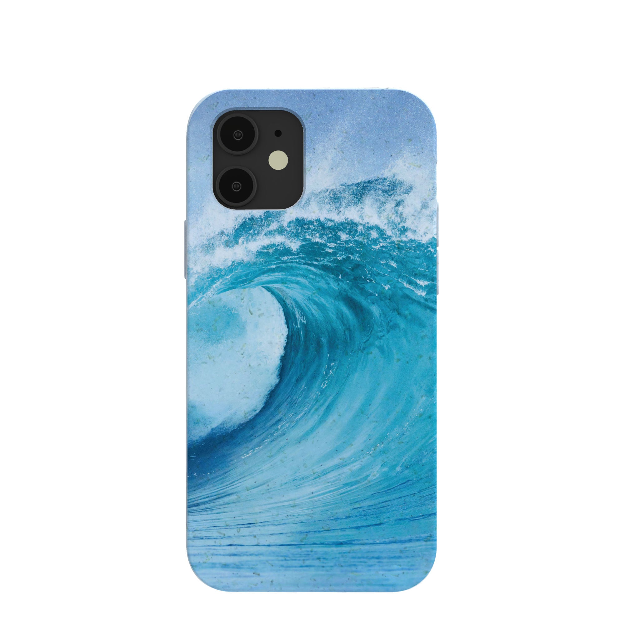 Powder Blue Big Wave iPhone 12/ iPhone 12 Pro Case – Pela Case
