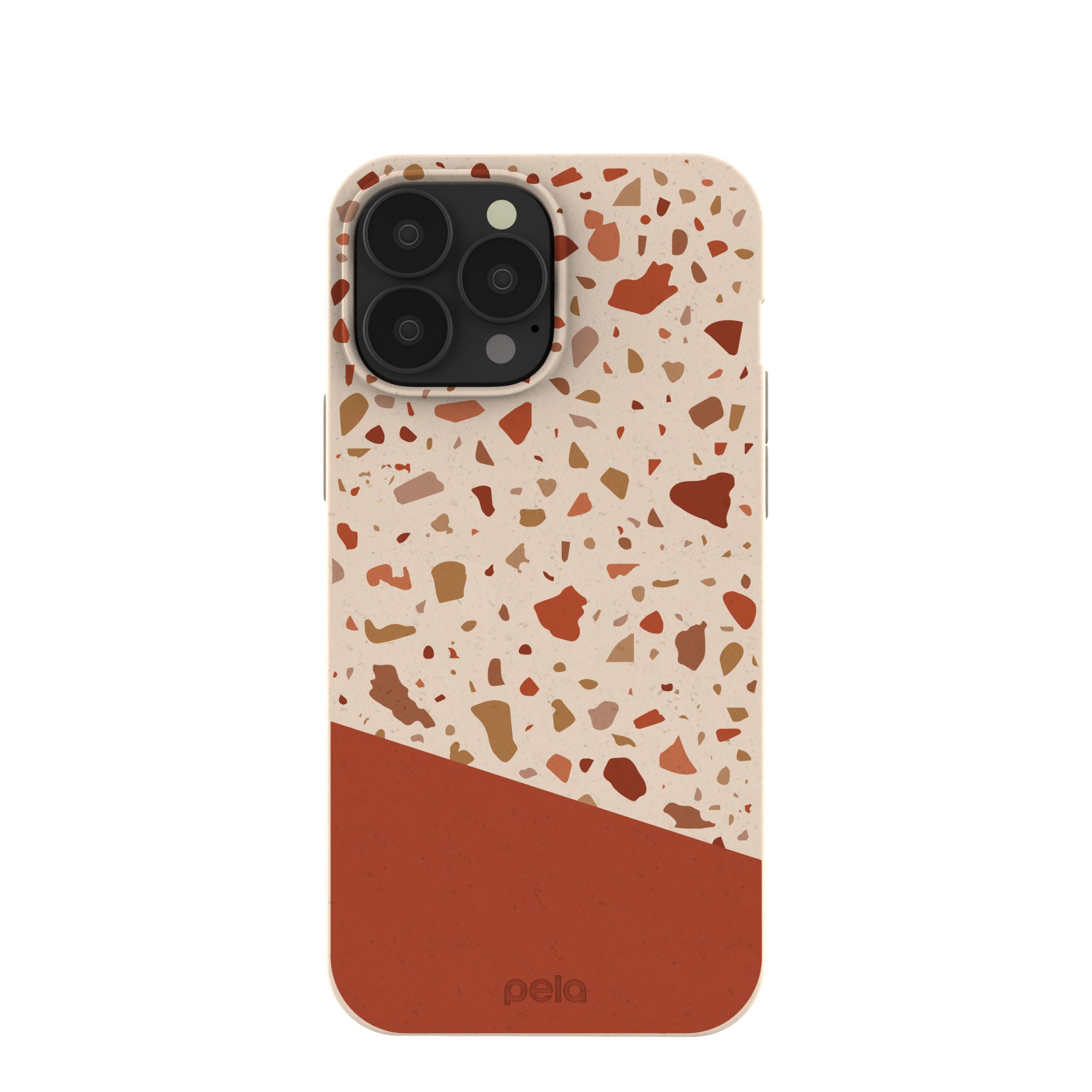 Seashell Clay Terrazzo iPhone 13 Pro Max Case – Pela Case