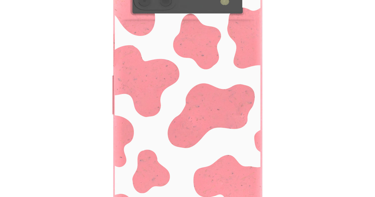Bubblegum Pink Cow Google Pixel 6a Case – Pela Case