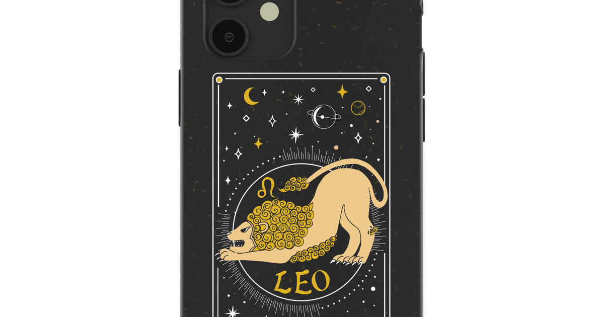 Black Leo iPhone 12/ iPhone 12 Pro Case – Pela Case