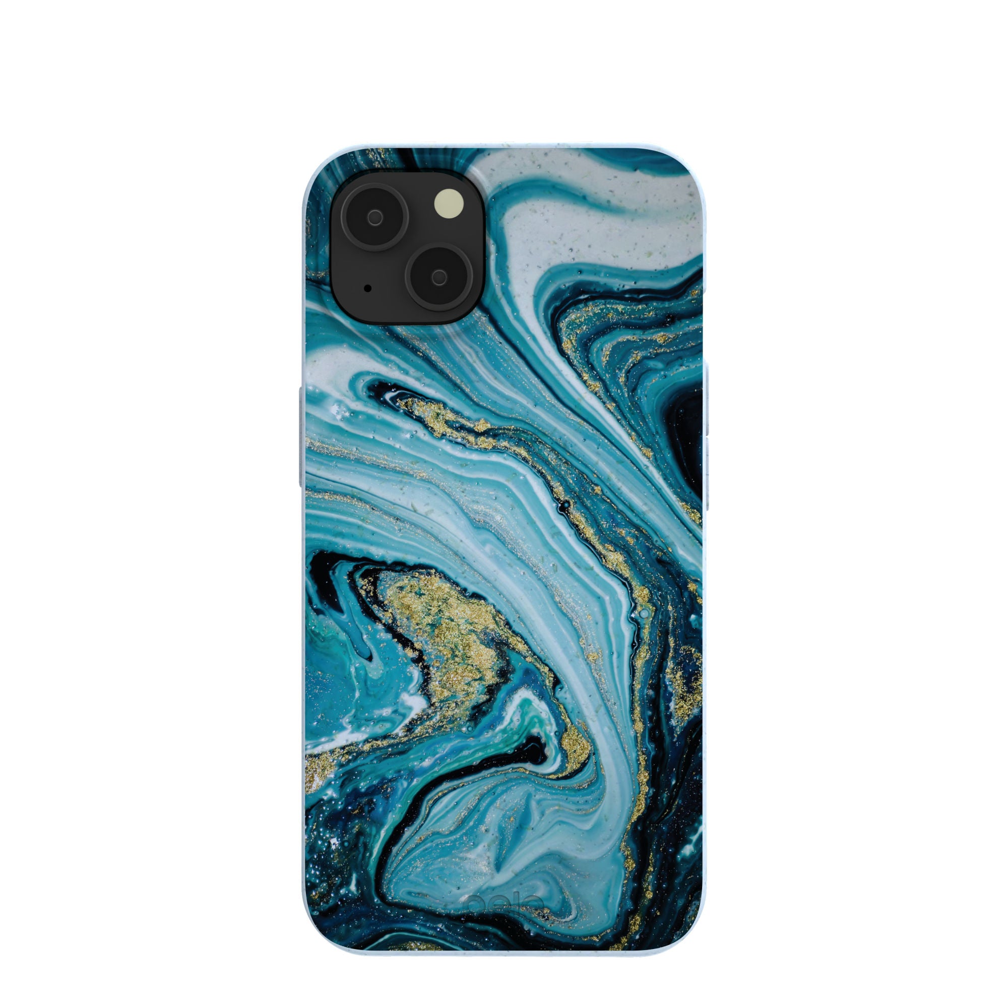 Powder Blue Marble iPhone 13 Case – Pela Case