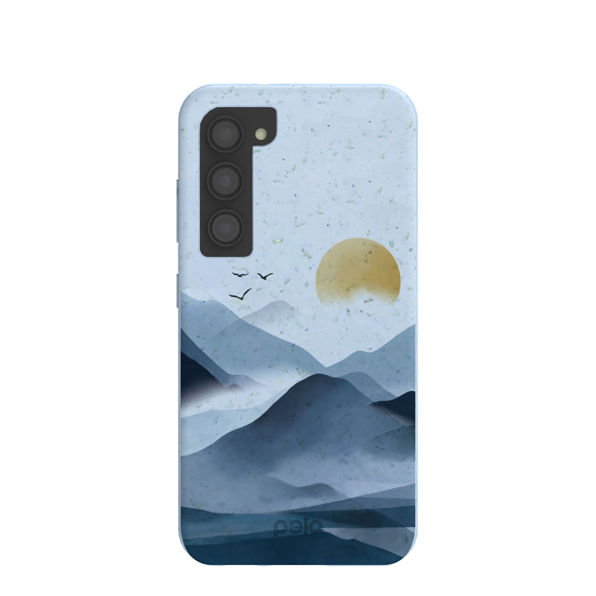 Powder Blue Misty Mountains Samsung Galaxy S23 Case – Pela Case