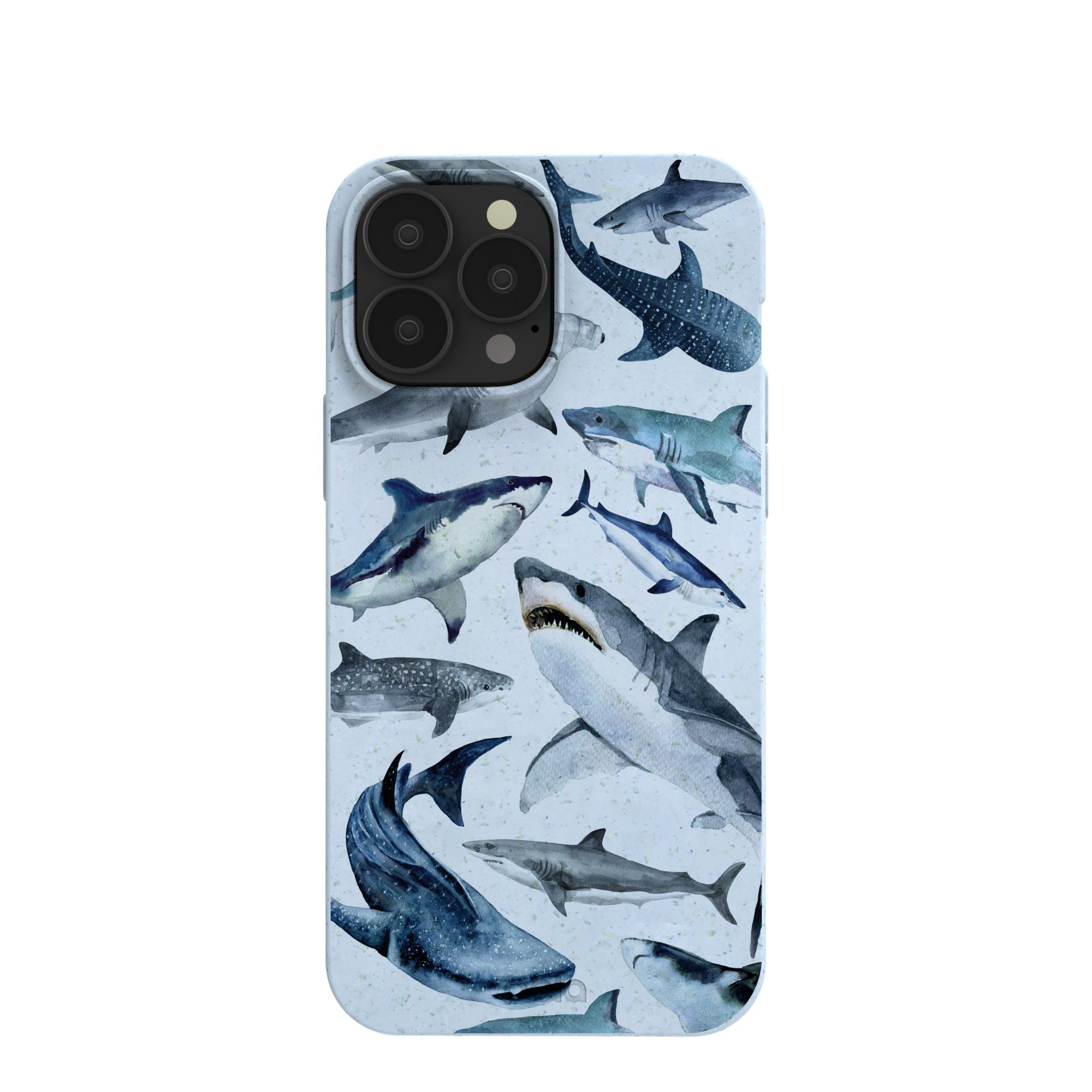 Powder Blue Sharks iPhone 13 Pro Max Case – Pela Case